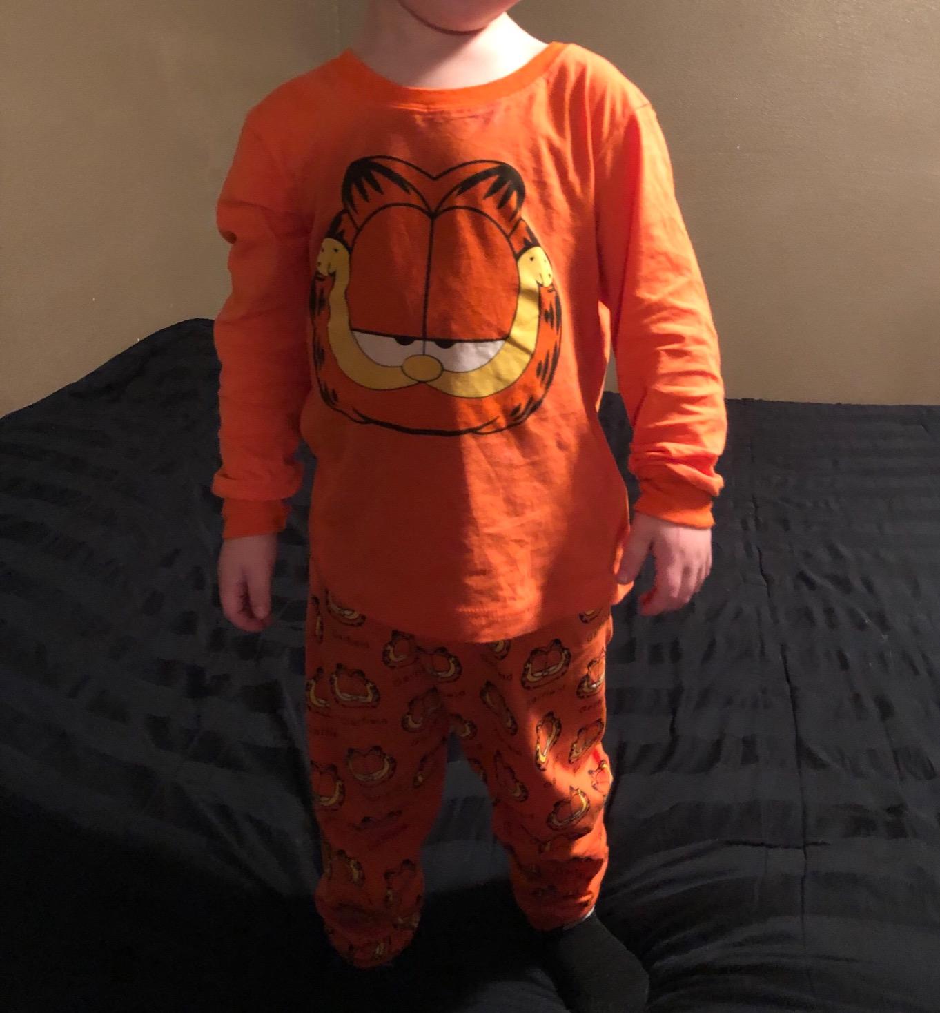 Amazon.com: LEMONBABY Boys Garfield Pjs Pants 2 Piece Pajama Set,Size 2 ...