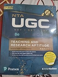Buy Nta Ugc Net '24 Paper 1 By Kvs Madaan|Teaching And Research Aptitude Net/Set/Jrf|Includes ...