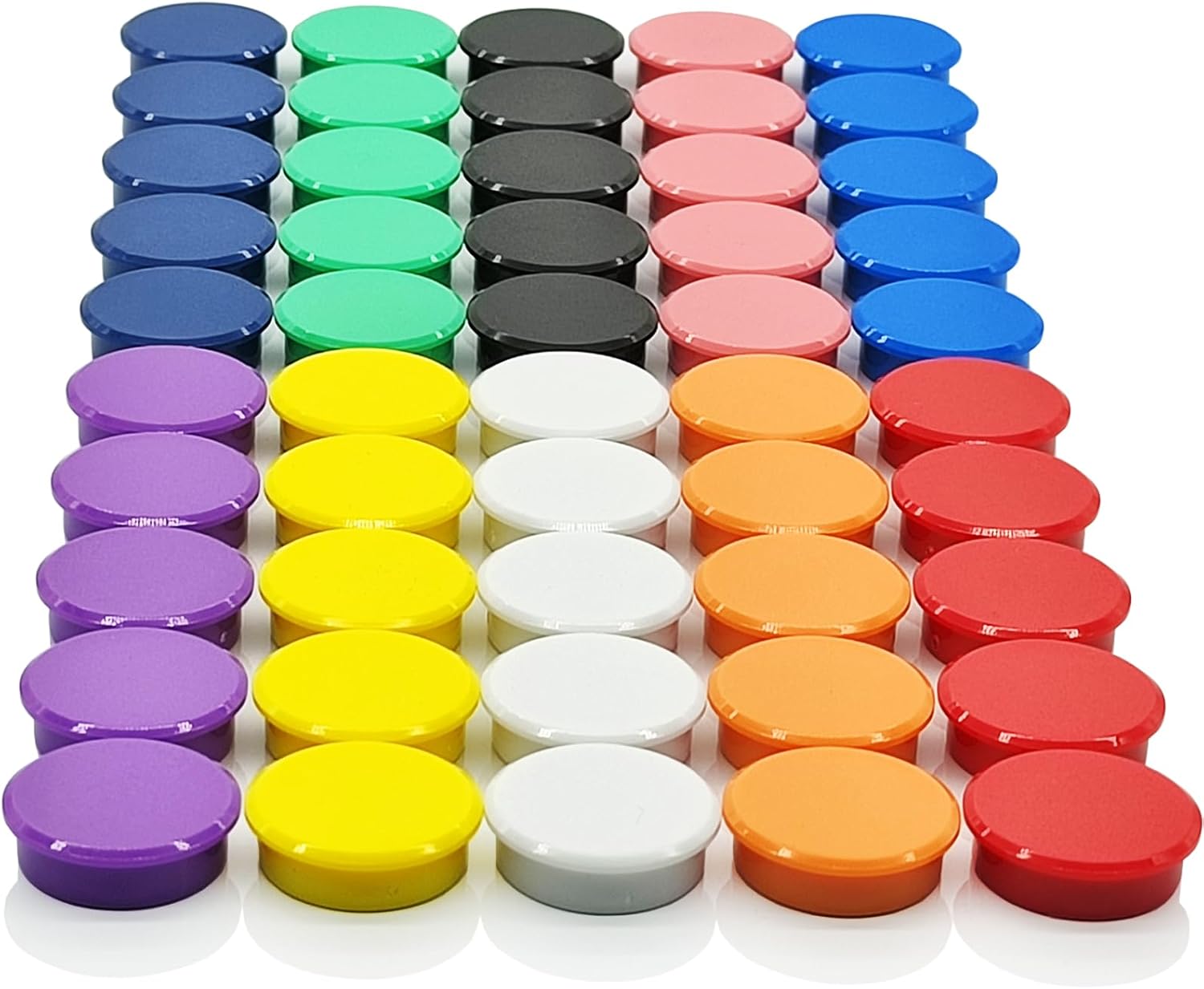 PYJLBX Fridge Magnets 50 Pack, Strong Small Round Magnets for ...