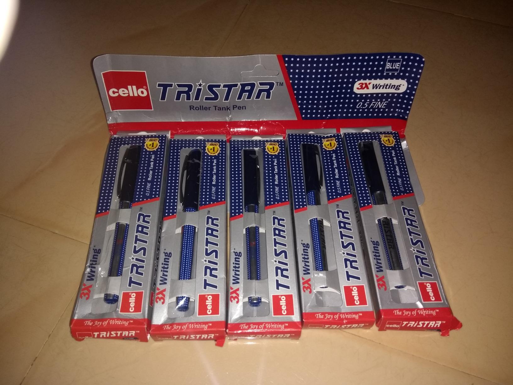 cello tristar pen(pack of 5 pens) : Amazon.in: Office Products