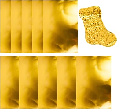Nybhyjka Gold Embossing Foil Embossing Foil Sheets 10 Pieces 0.07mm ...
