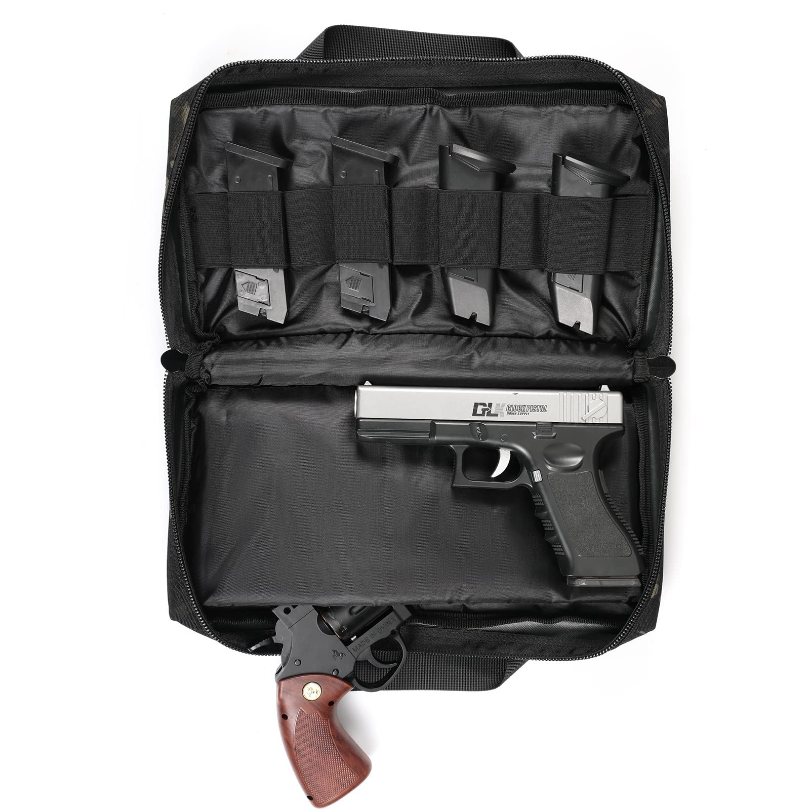 Snapklik.com : WCALULEG Tactical Pistol Gun Case,Padded Handgun Firearm ...