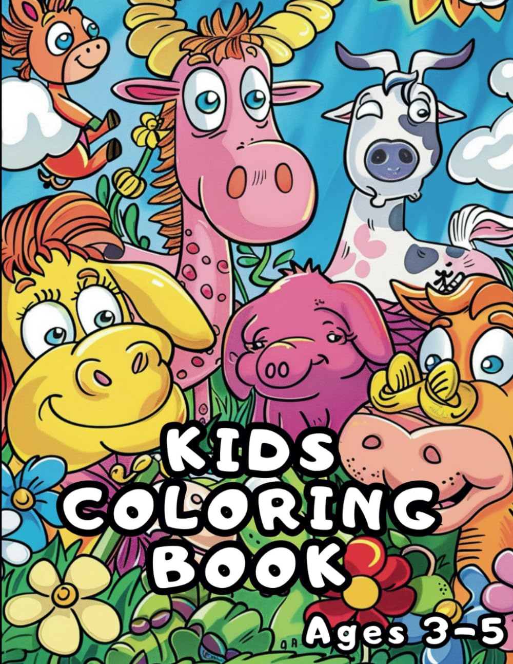 Animal Coloring Pages for Kids: Fun and Easy Designs for Ages 3-5 ...
