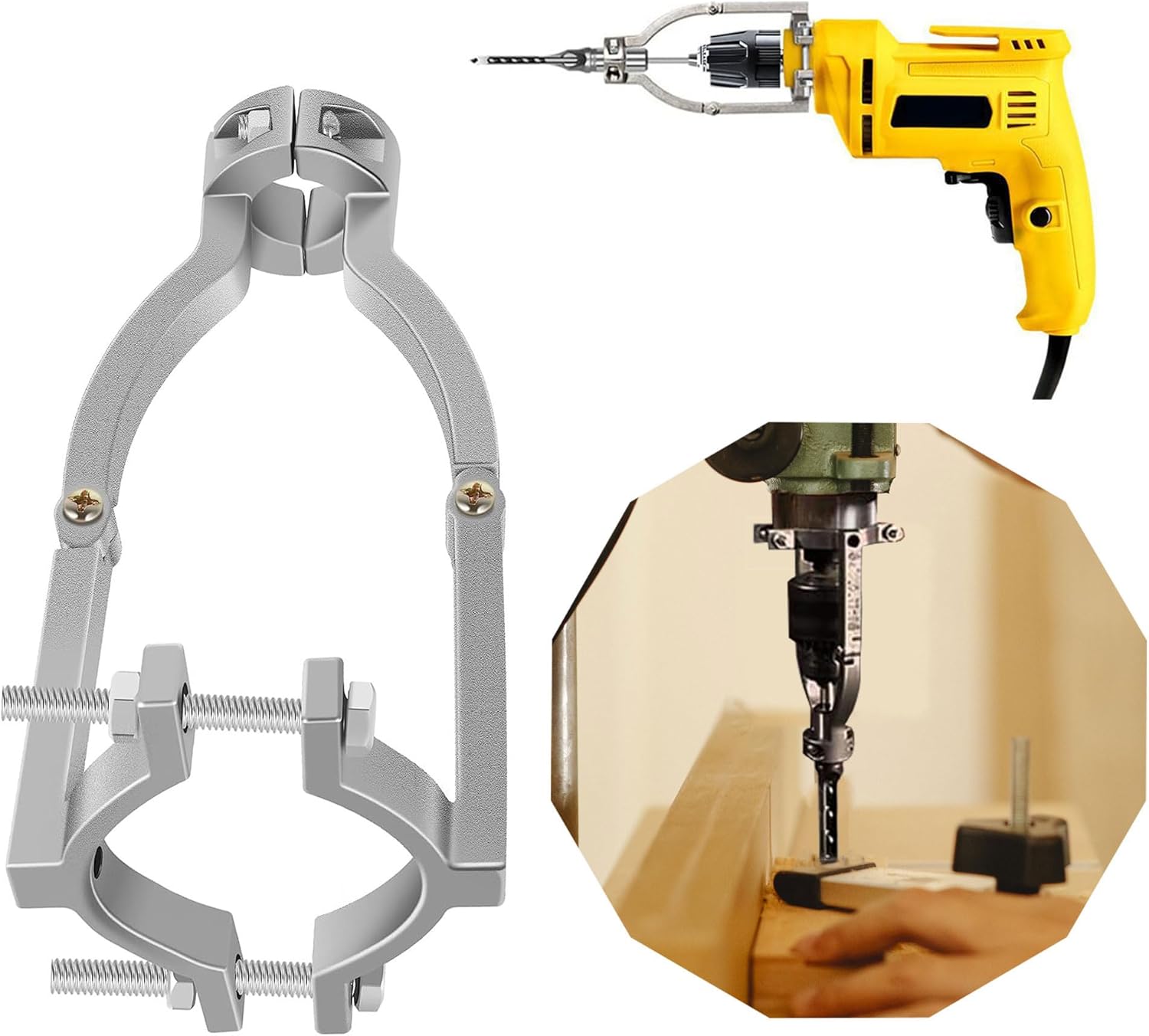 PFTIJVN Square Hole Drill Bit, Drill Adapter for Drill Machine ...