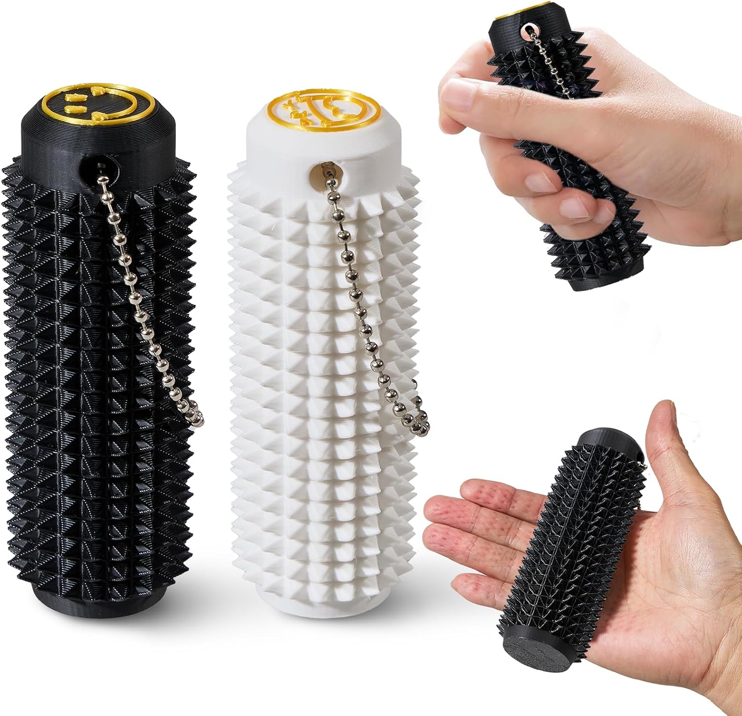 Little Ouchies Pain Fidget Keychain for Adults - Pocket Spiky Grippie ...