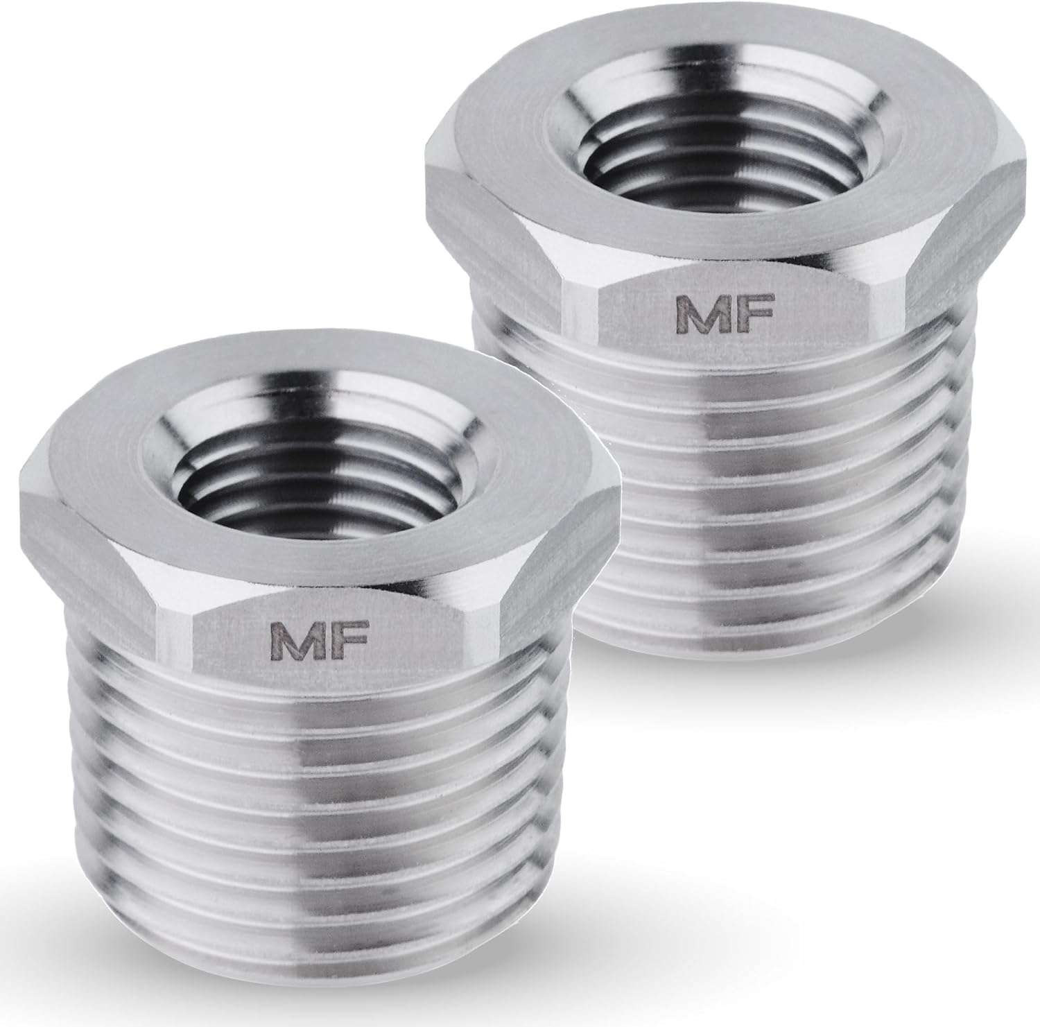 MAACFLOW MAACFLOW Stainless Steel 1/2" Male NPT to 1/4" Female NPT ...