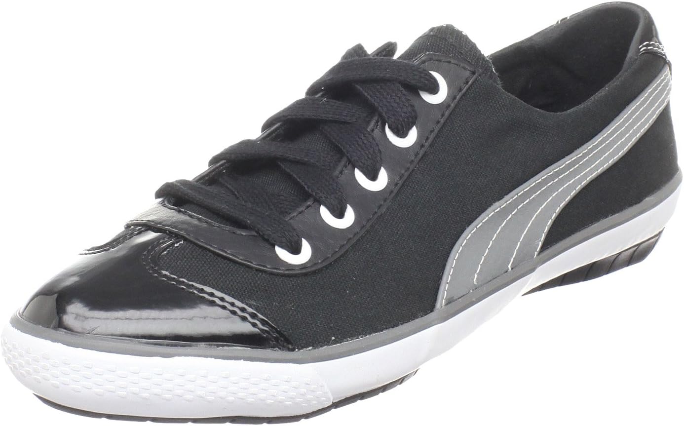 Amazon.com | PUMA Women's 917 Mini 4M Sneaker,Black/Steel Grey/White,10 ...