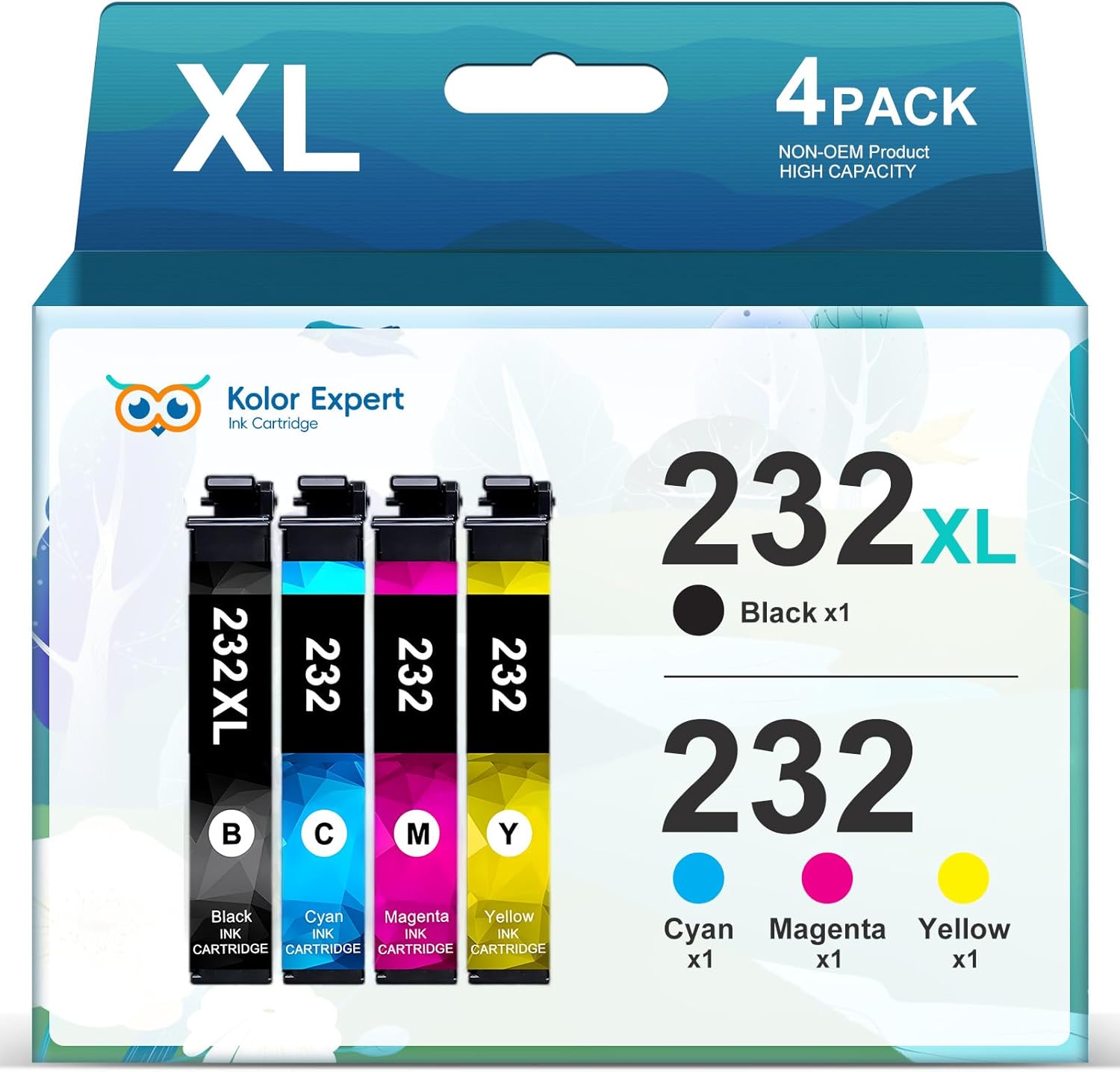 Amazon.com: Kolor Expert Remanufactured 232XL Ink Cartridges ...
