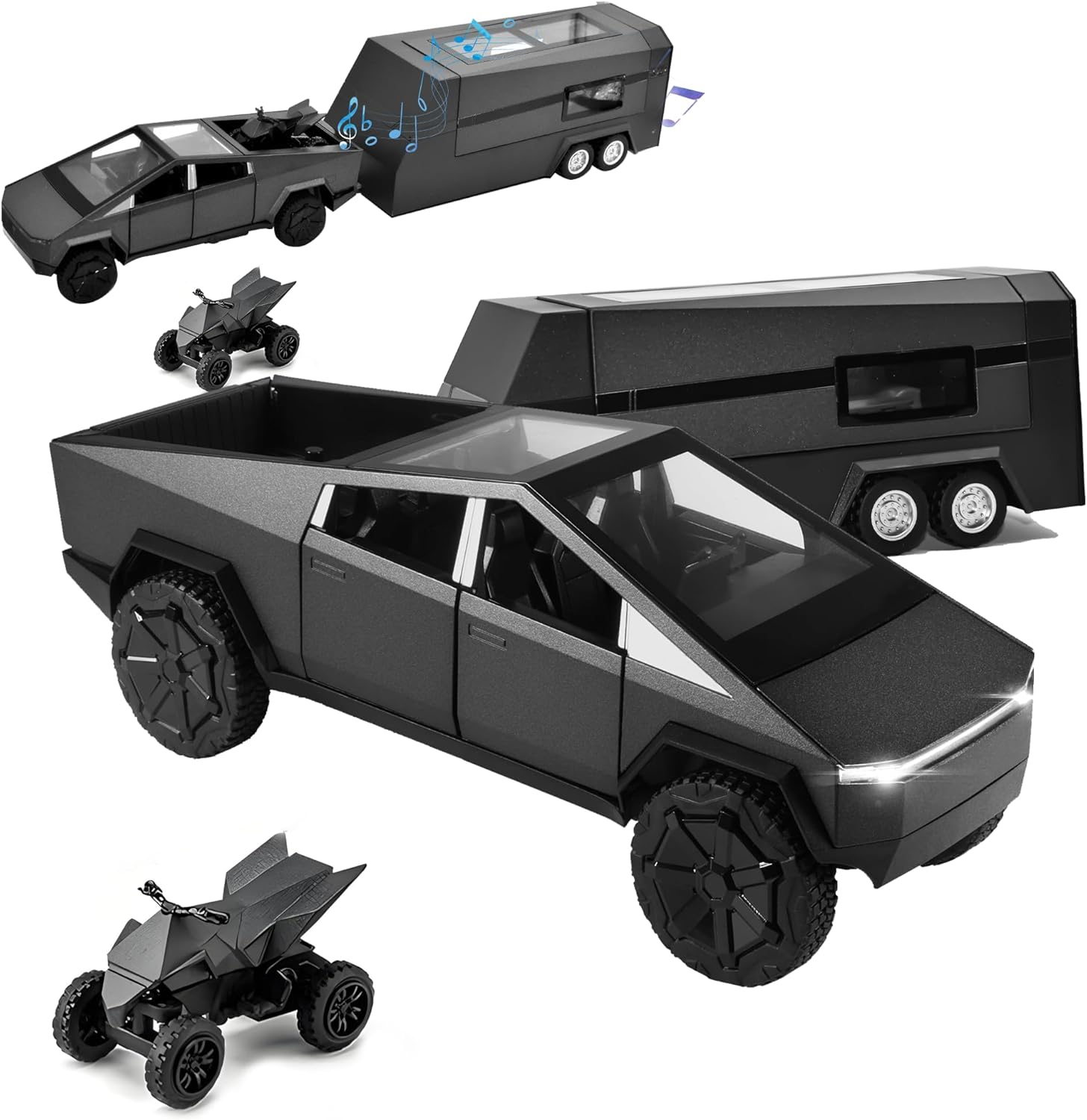 Cybertruck Toy, Cyber Truck Toy with RV, Motorcycle Nepal | Ubuy