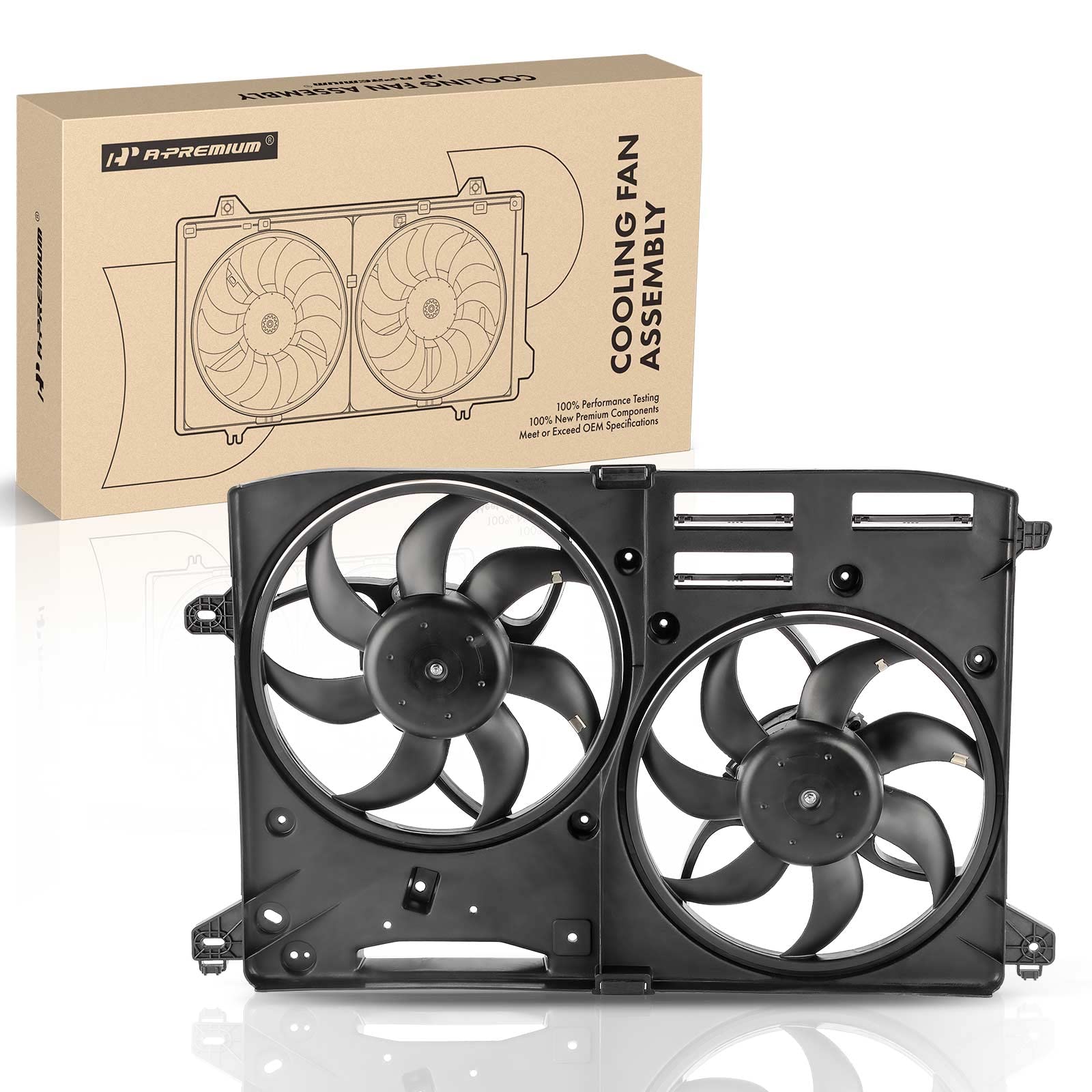 A-Premium Engine Radiator Cooling Fan Assembly Compatible with Select ...