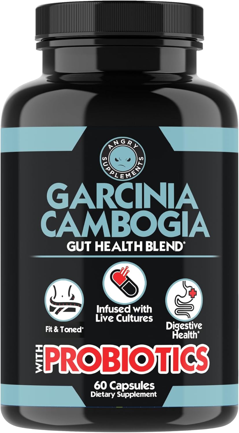 Amazon.com: Angry Supplements Garcinia Cambogia with Probiotics, Gut ...