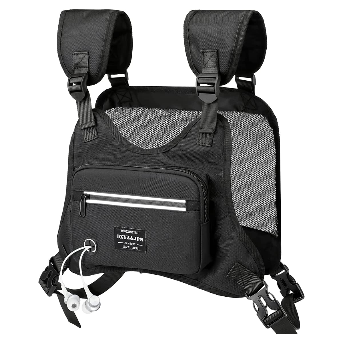 GUSTAVE® Chest Bag for Men Women, Stylish Tactical Vest Chest Bag Men ...