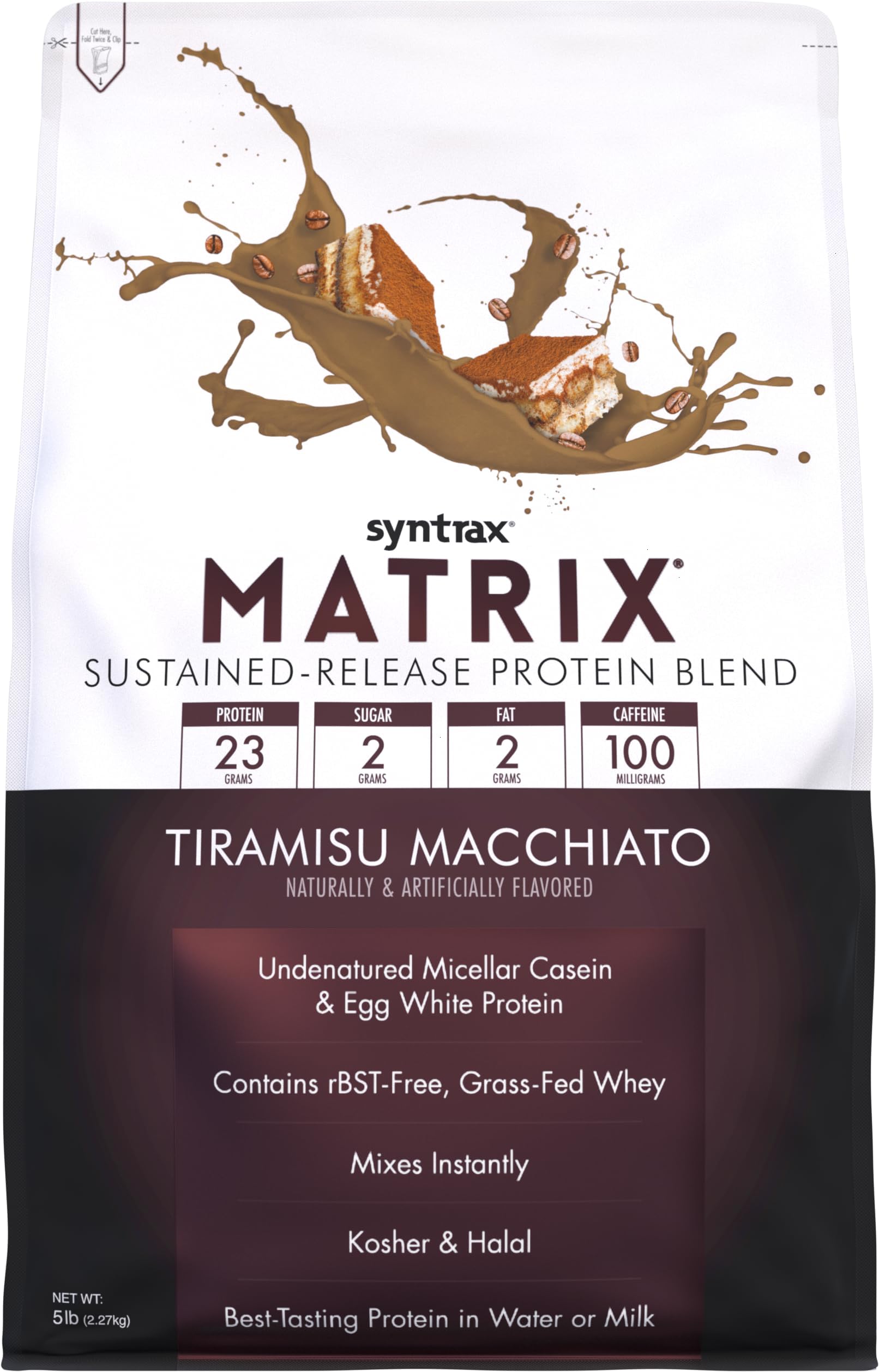 Amazon.com: Syntrax Nutrition Matrix, Sustained-Release Protein Blend ...