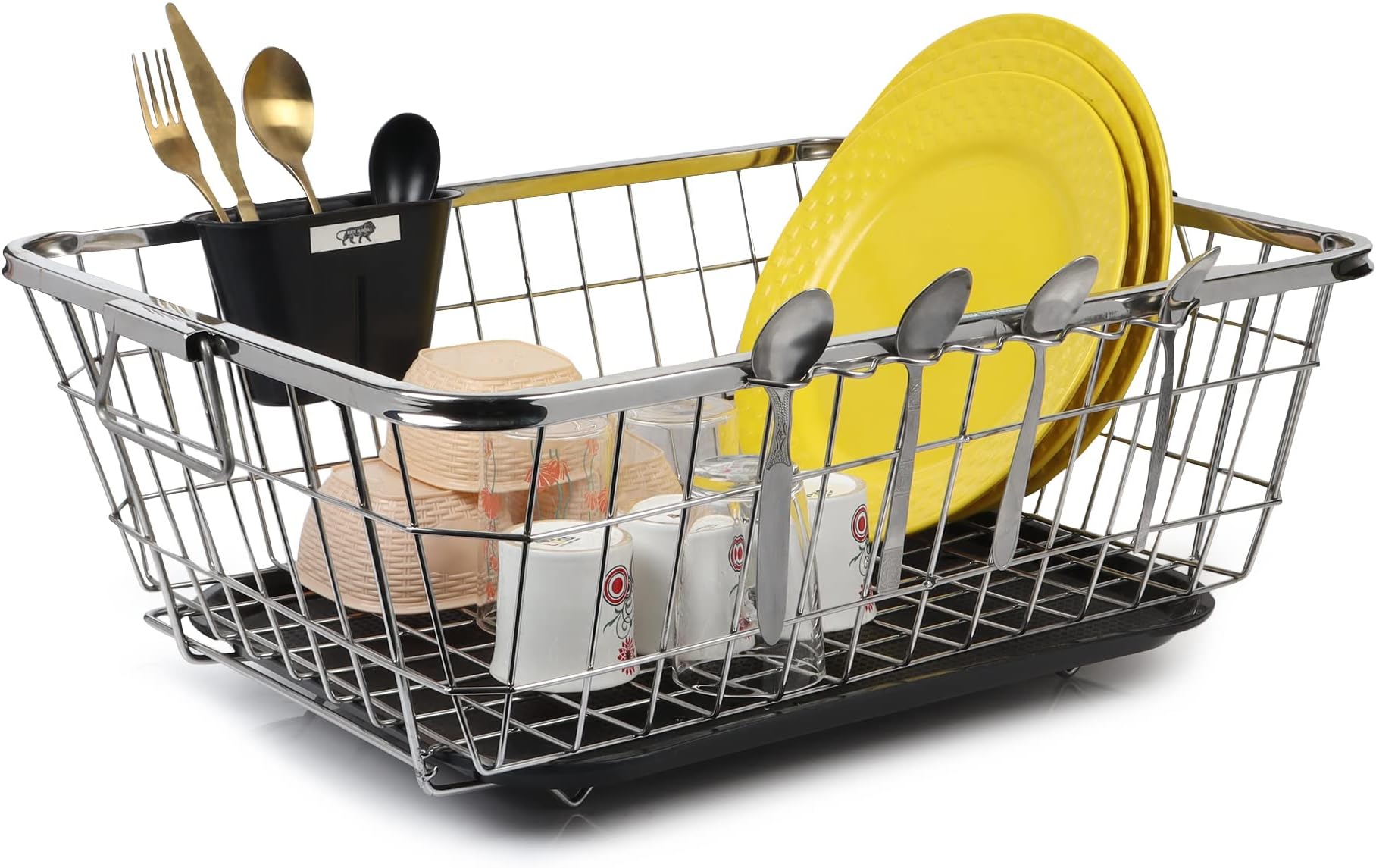 Plantex Stainless Steel Drying Rack -Vessel,Dish,Utensil Drainer Basket ...