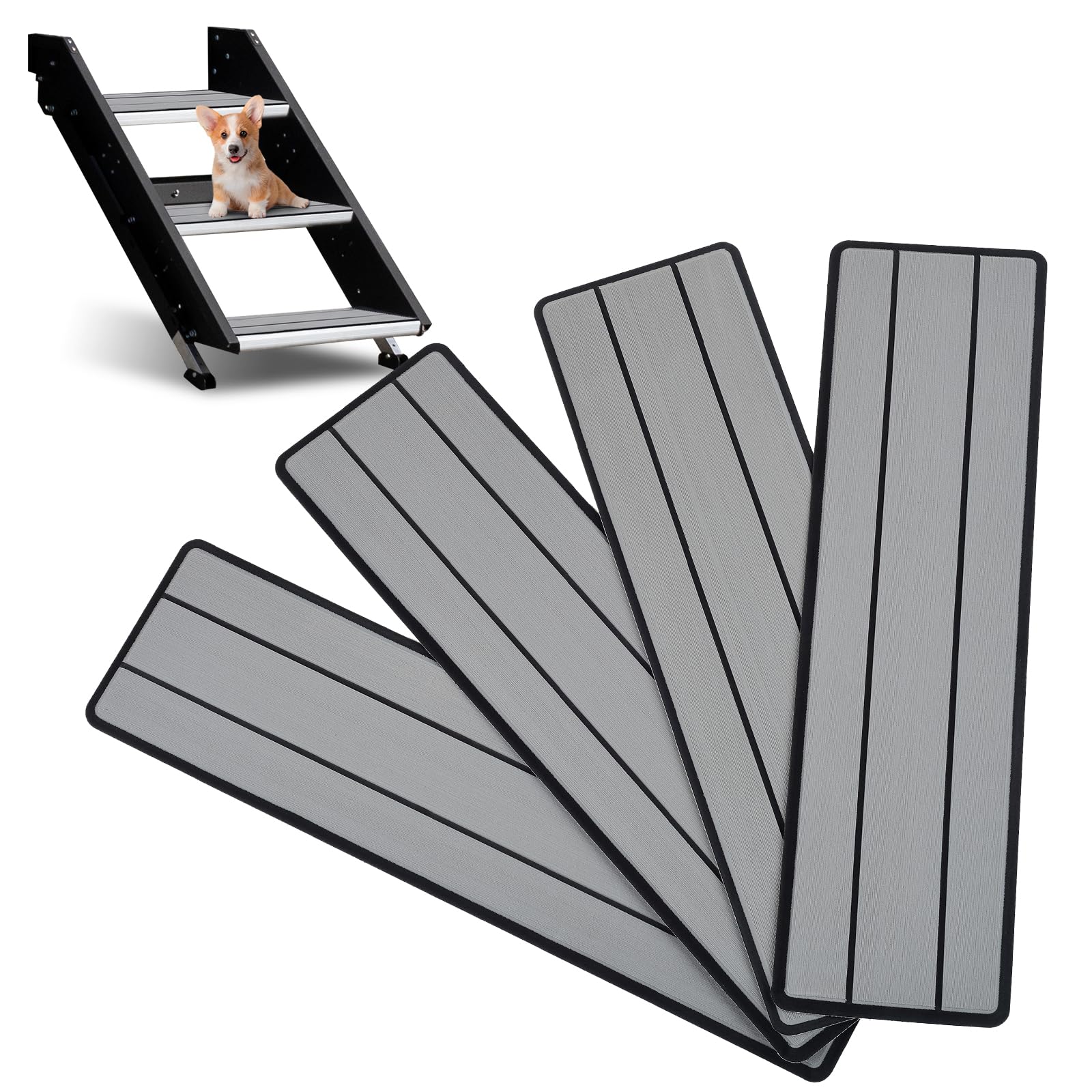 Amazon.com: OCEANBROAD EVA Foam RV Step Cover 24''x6.5'' 4 Pack with ...