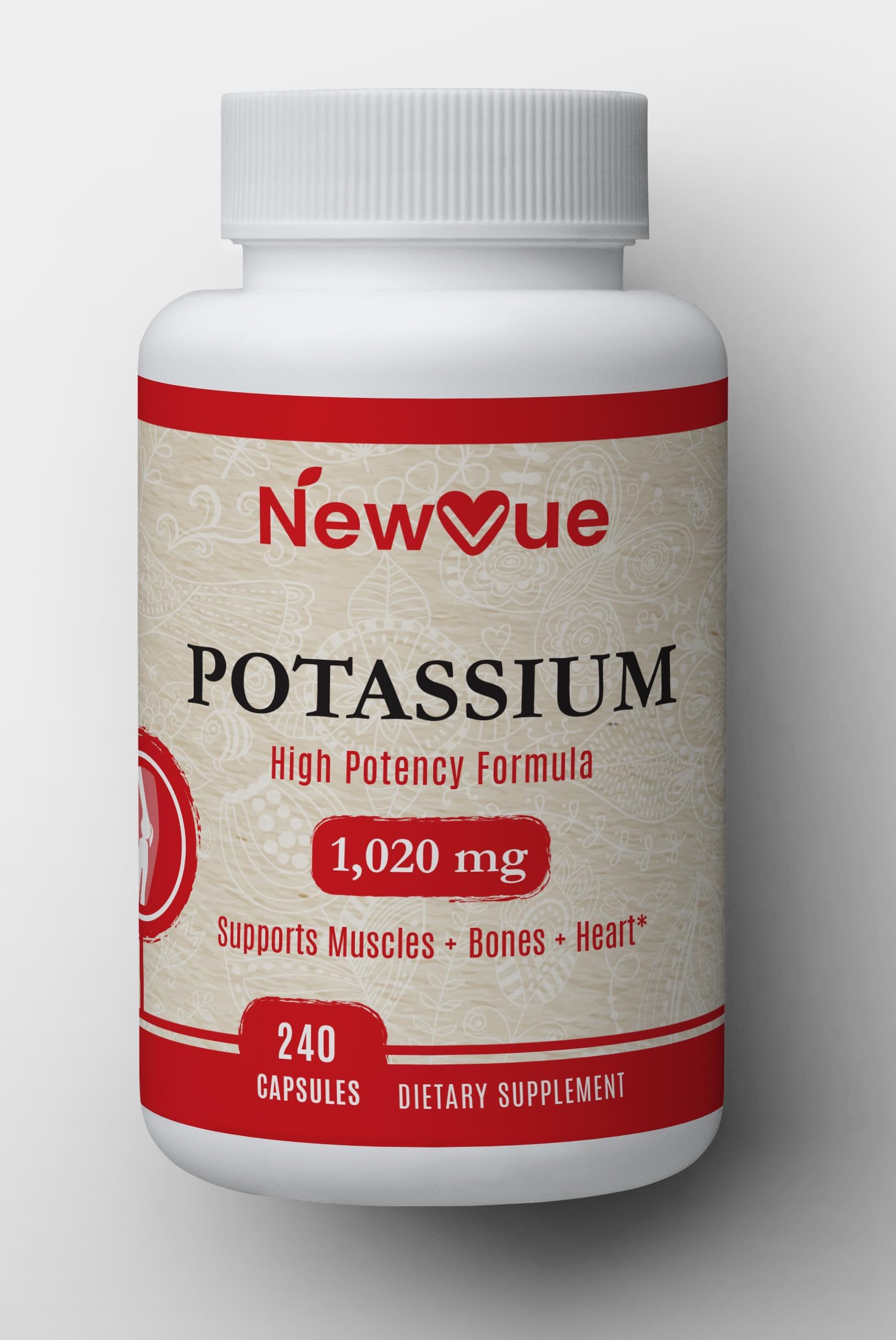 Amazon.com: Potassium Gluconate 595mg | 100 Count | Essential Mineral Supplement | Vegetarian ...