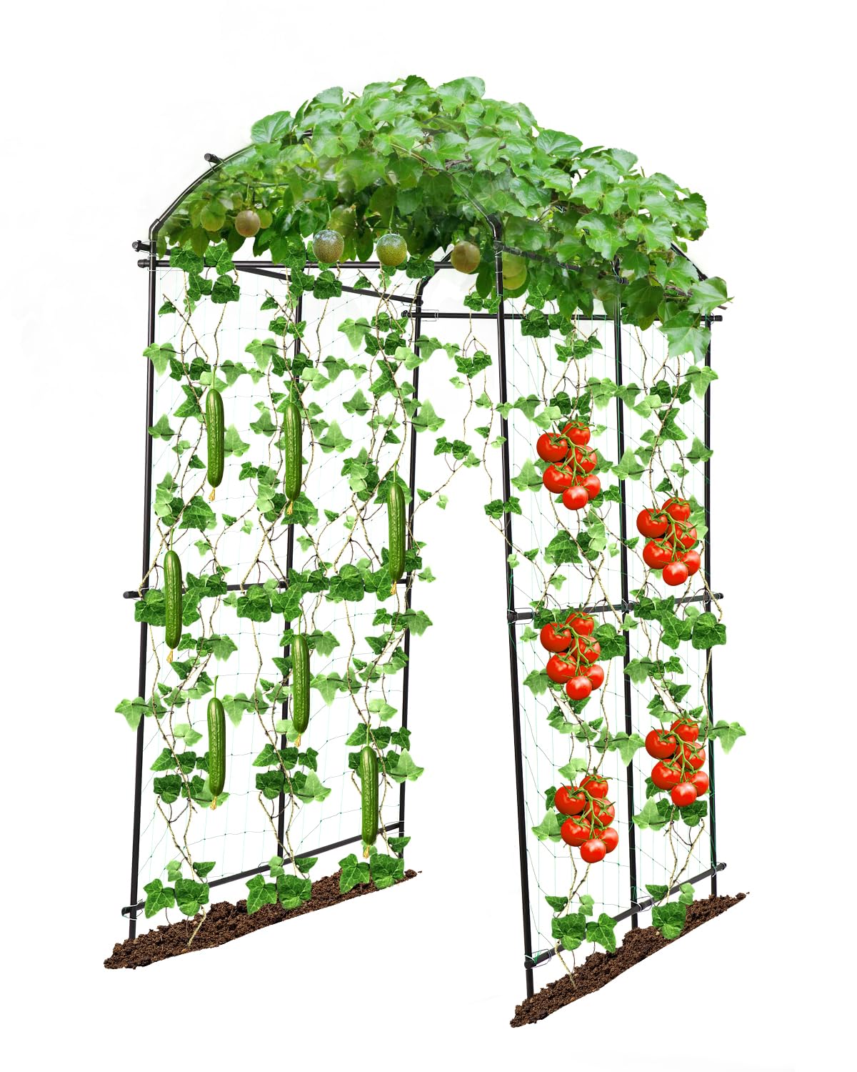 Snapklik.com : Garden Arch Trellis, Super Strong Structure 7 FT Tall PE ...