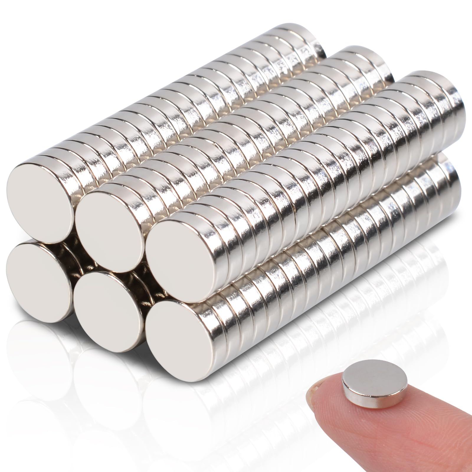 Snapklik.com : 120Pcs 8x2mm Neodymium Magnet Srong, Small Rare Earth ...