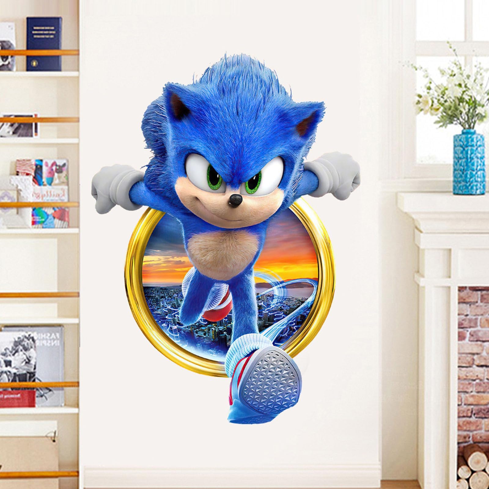 Amazon.com: 30" HD Sonic Wall Decal Removable Vinyl Wall Art Sticker ...