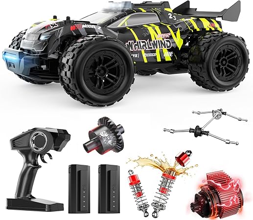 DEERC 1/14 Fast Brushless RC Car for Adults, 43 MPH High Speed 4x4 Off-Road RC Truck, Waterproof ...