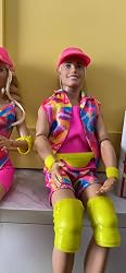 Amazon.com: Barbie Ken Doll in Inline Skating Outfit The Movie ...