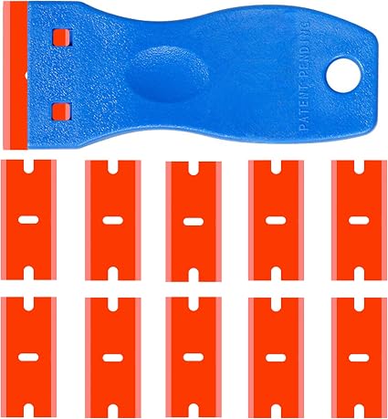 Generic Double Sided Plastic Razor Blade with Contoured Handle for ...