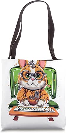 Amazon.com: Hamster Computer Programmer Hammy Kawaii Programming Tote ...