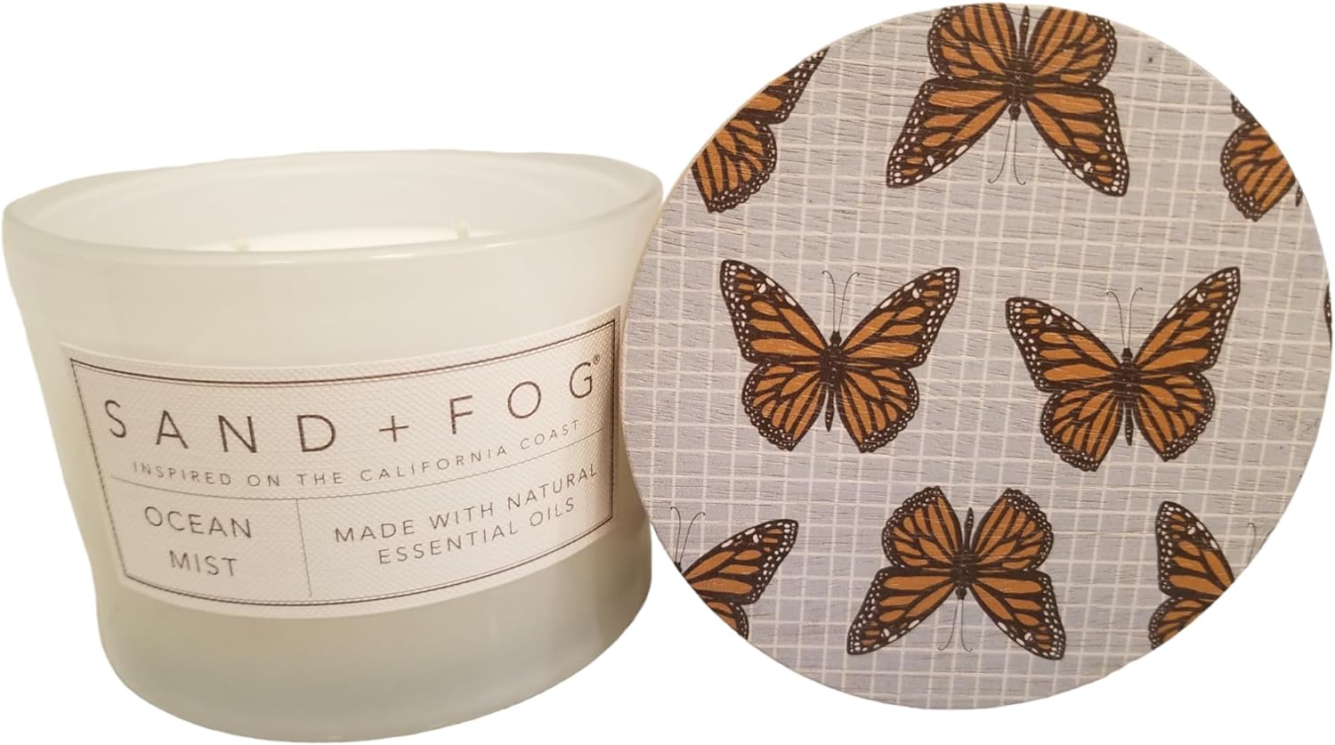 Amazon.com: Sand + Fog Scented Candle - Ocean Mist – Additional Scents ...
