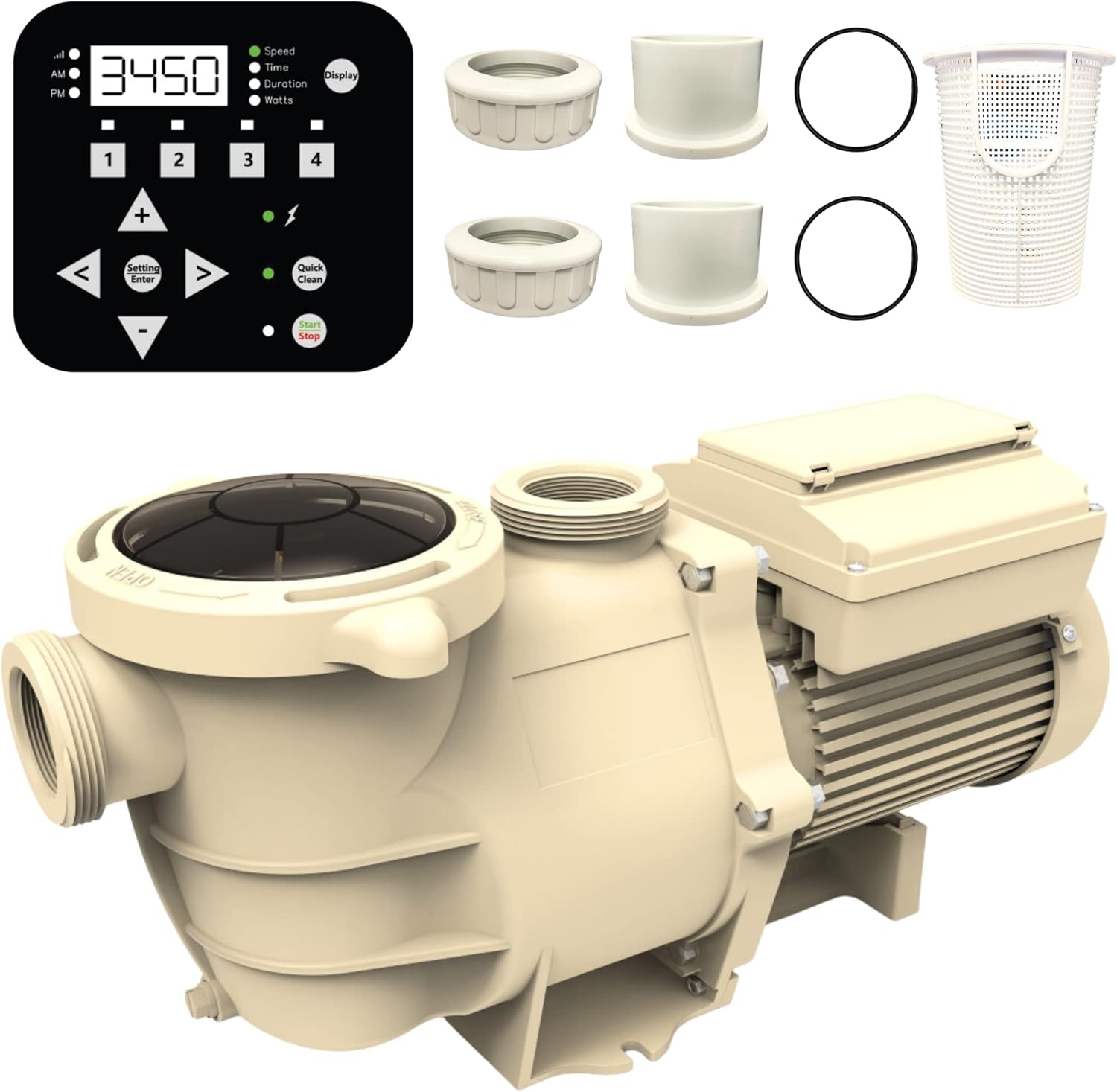 Amazon.com : SWIMLINE HYDROTOOLS Variable Speed Swimming Pool Pump For ...