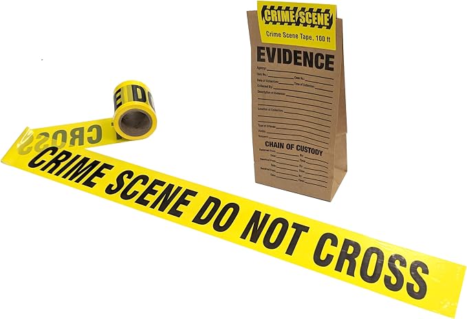 Crime Scene Tape, 30m Roll by Crime Scene : Amazon.com.au: Home Improvement