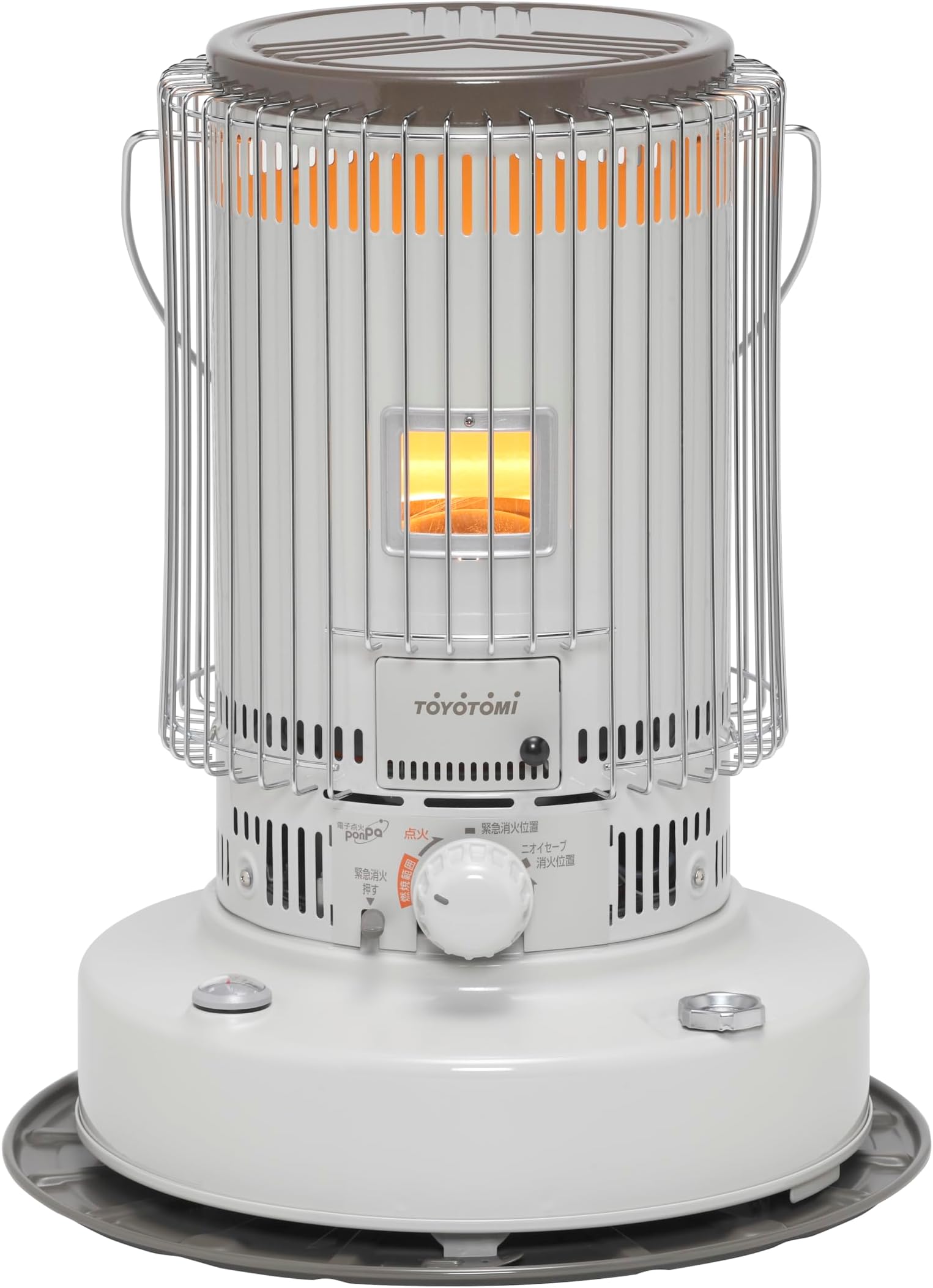 Amazon | トヨトミ 石油ストーブ 電池レス ぐるんPa (木造8畳まで/コンクリート11畳まで) 日本製 ホワイト RS-G30N(W) | トヨトミ(TOYOTOMI) | 石油 ...