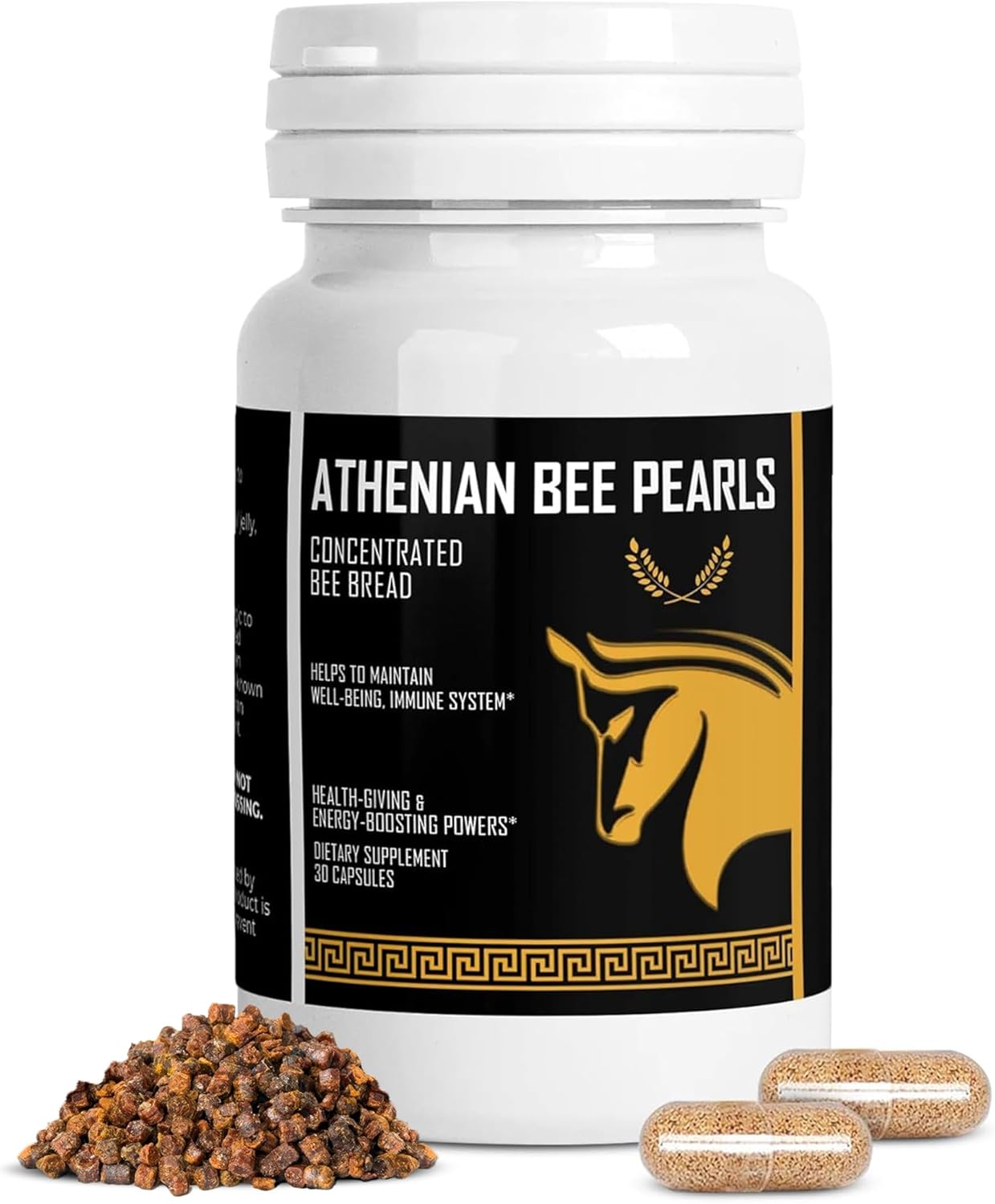 Amazon.com: Bee Pollen Supplement Athenian Bee Pearls | Natural ...