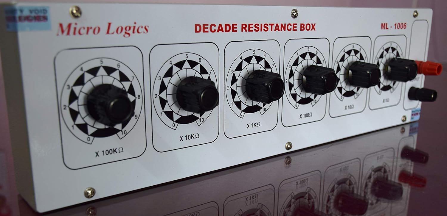 Micro Logics ml 1006 Decade Resistance Box : Amazon.in: Industrial ...