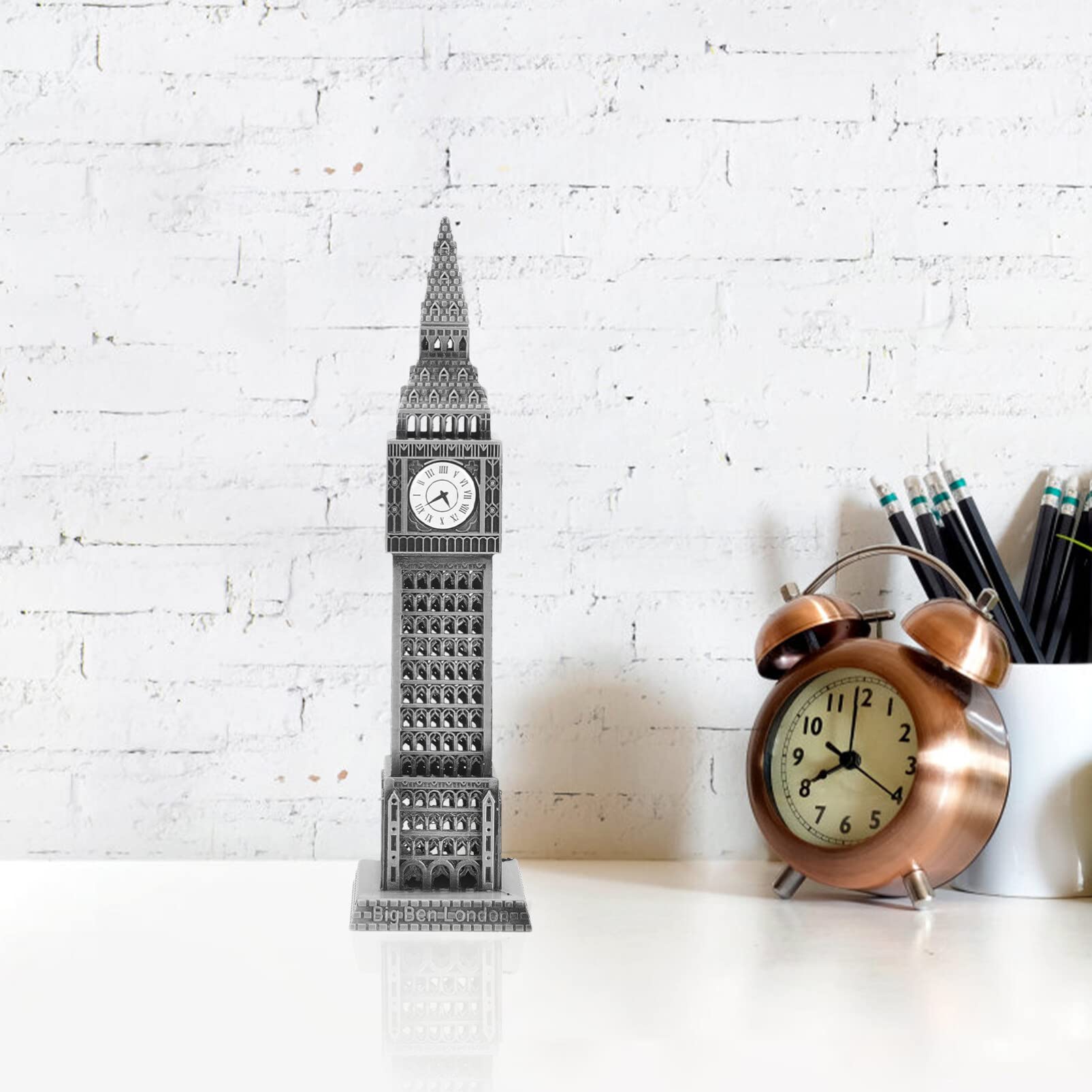 Silver Big Ben Sculpture Wynwood Studio Architecture And Buildings