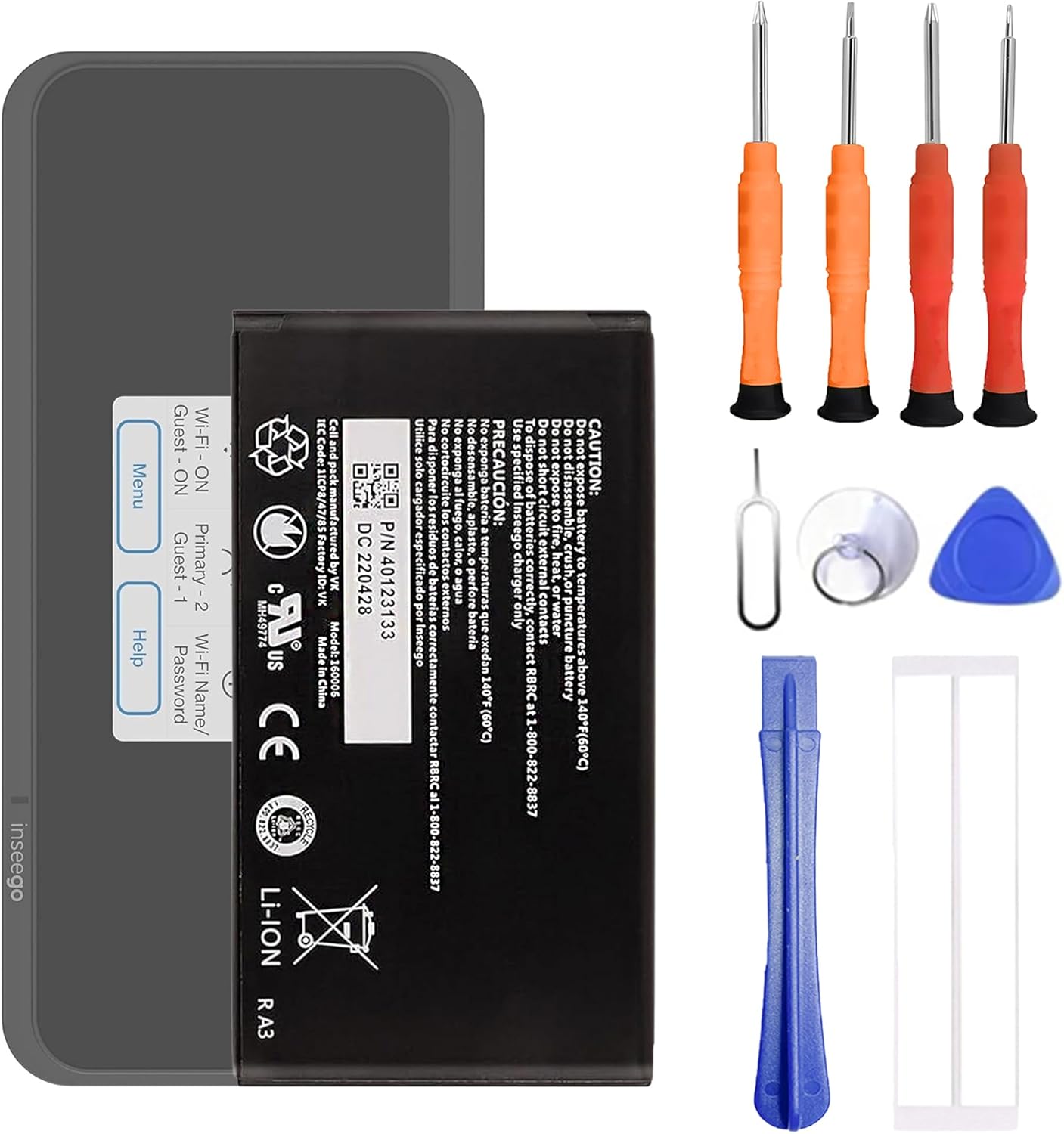 Amazon.com: VUXYIT 160006 Battery Compatible with Inseego 40123133 MiFi ...