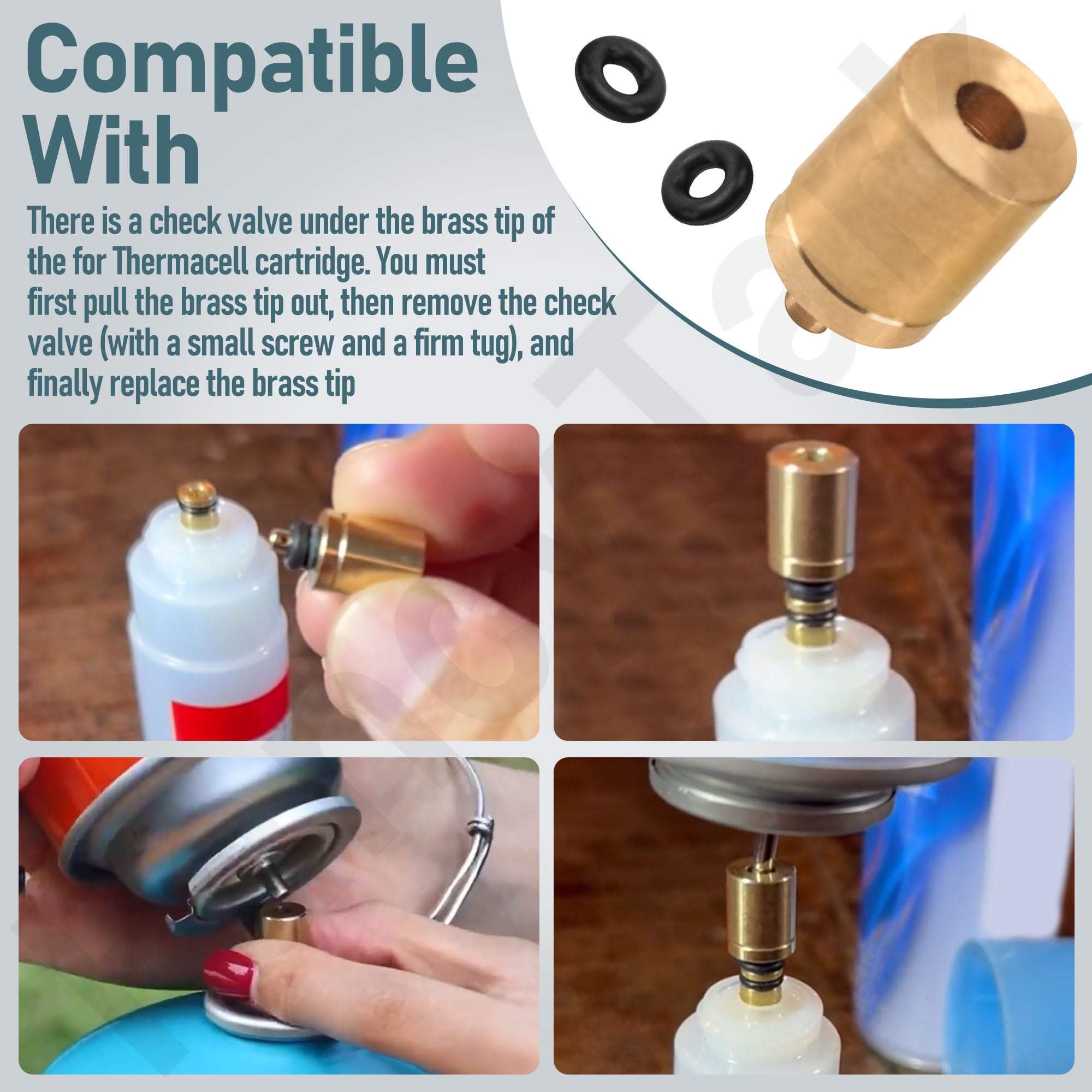 Butane Refill Adapter Pack Gas Refill Adapter Nozzle Type Butane Gas ...