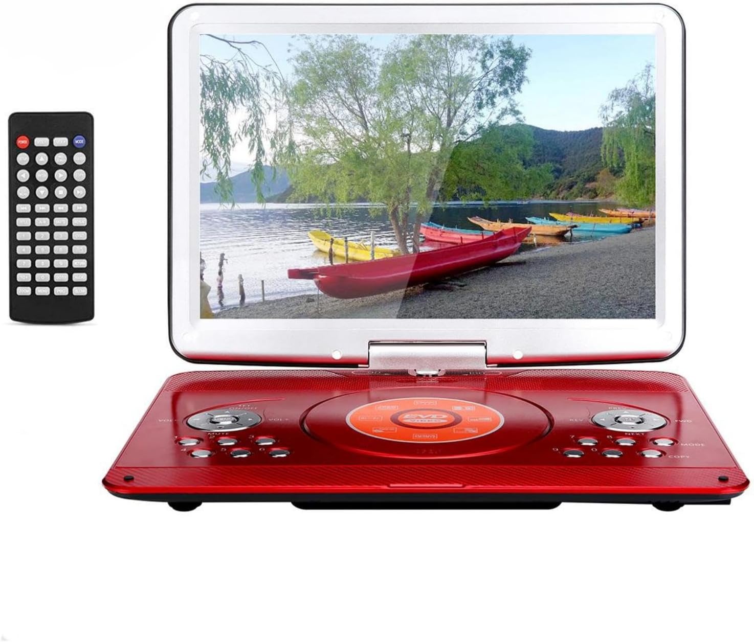 Amazon.com: YOOHOO 16.9'' Portable DVD Player with Remote Controller ...