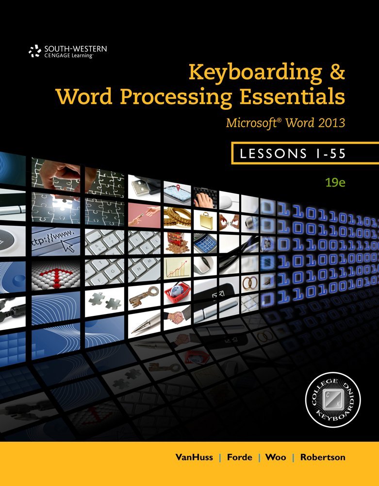 Keyboarding and Word Processing Essentials, Lessons 1-55, Spiral bound ...