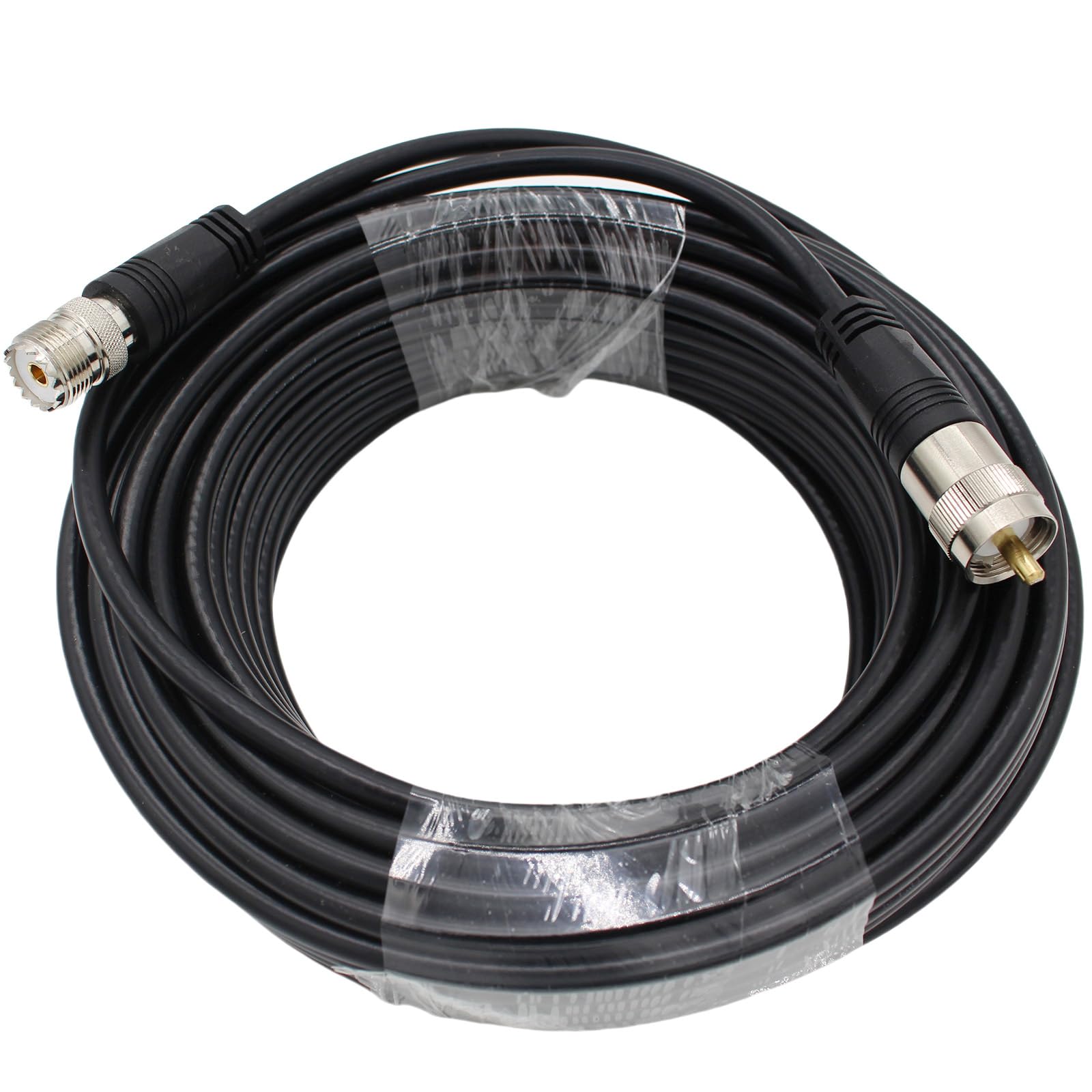 Snapklik.com : Exgoofit RG8X Coaxial Cable 50FT, CB Coax Cable, UHF ...