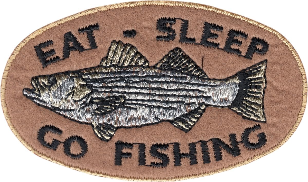 Amazon.com: 2.1" Deep Sea Fish Shirt DIY, Rainbow Trout Embroidered ...