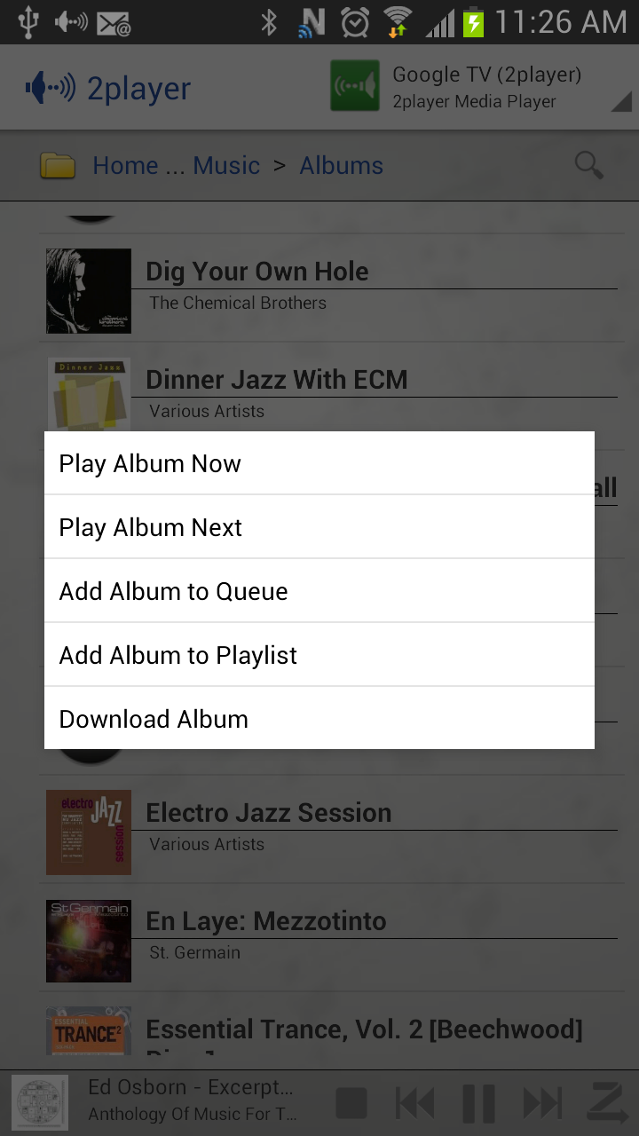 2player Network Media Player - App on Amazon Appstore