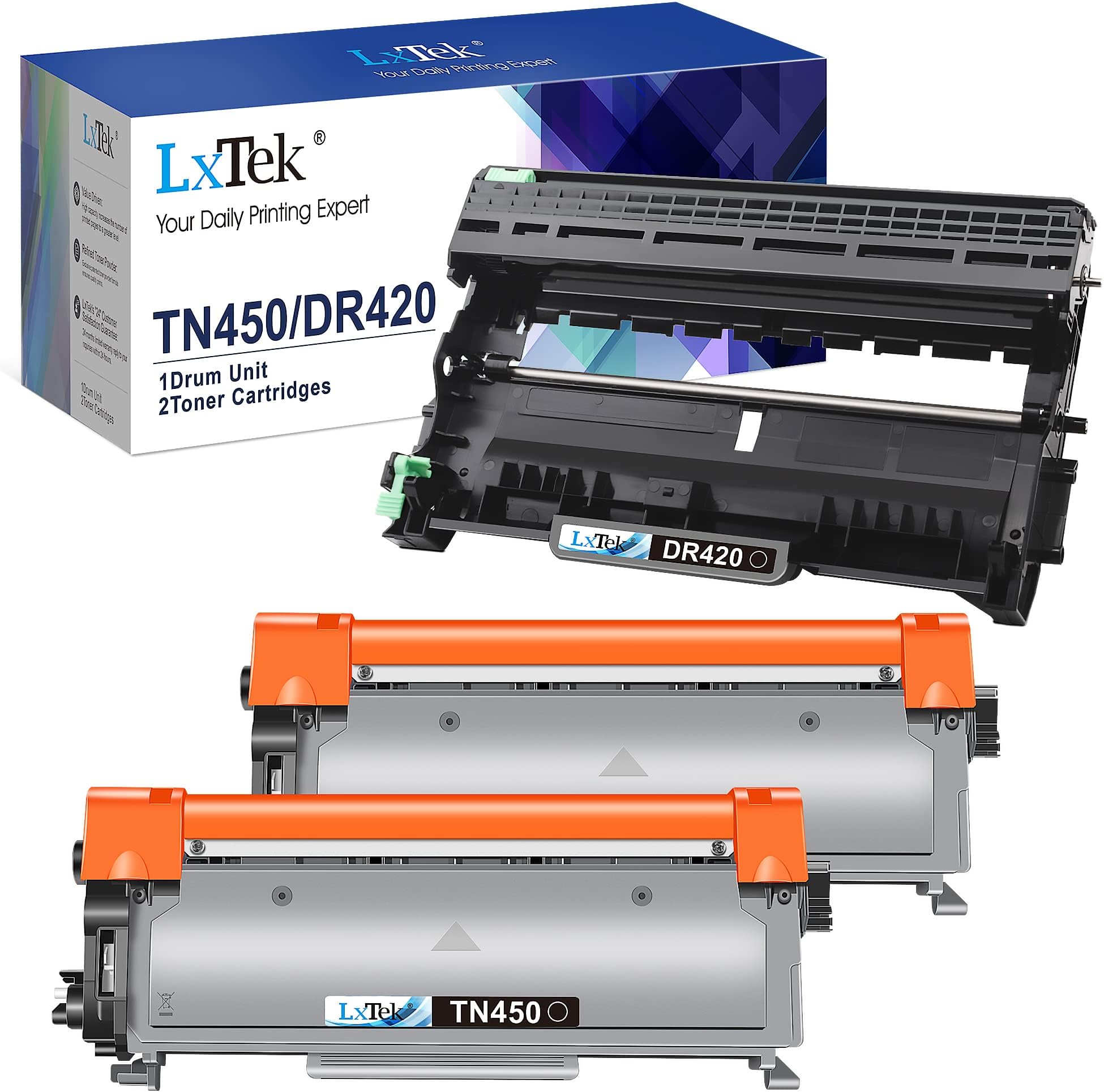 Amazon.com: LxTek Compatible Toner Cartridge & Drum Unit Replacements ...
