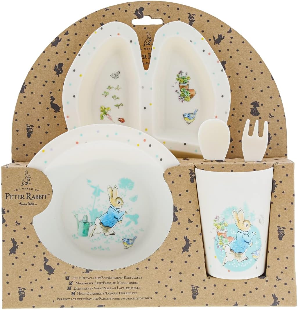 Beatrix Potter Peter Rabbit Dinner Set : Amazon.co.uk: Home & Kitchen