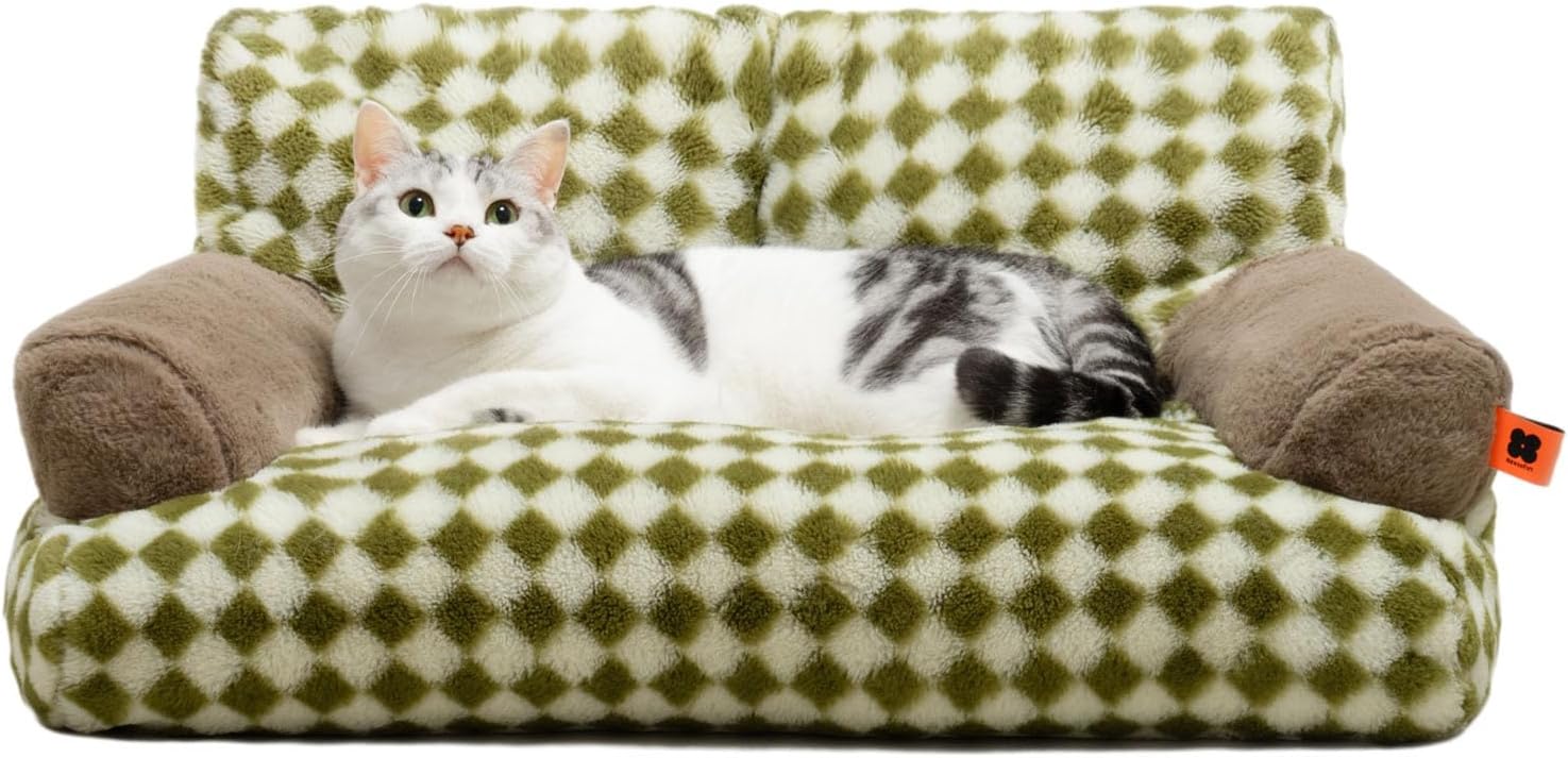 PECHVINO Honey Pot Katzenbett – Bequemes Memory-Schaum-Haustiermöbel ...