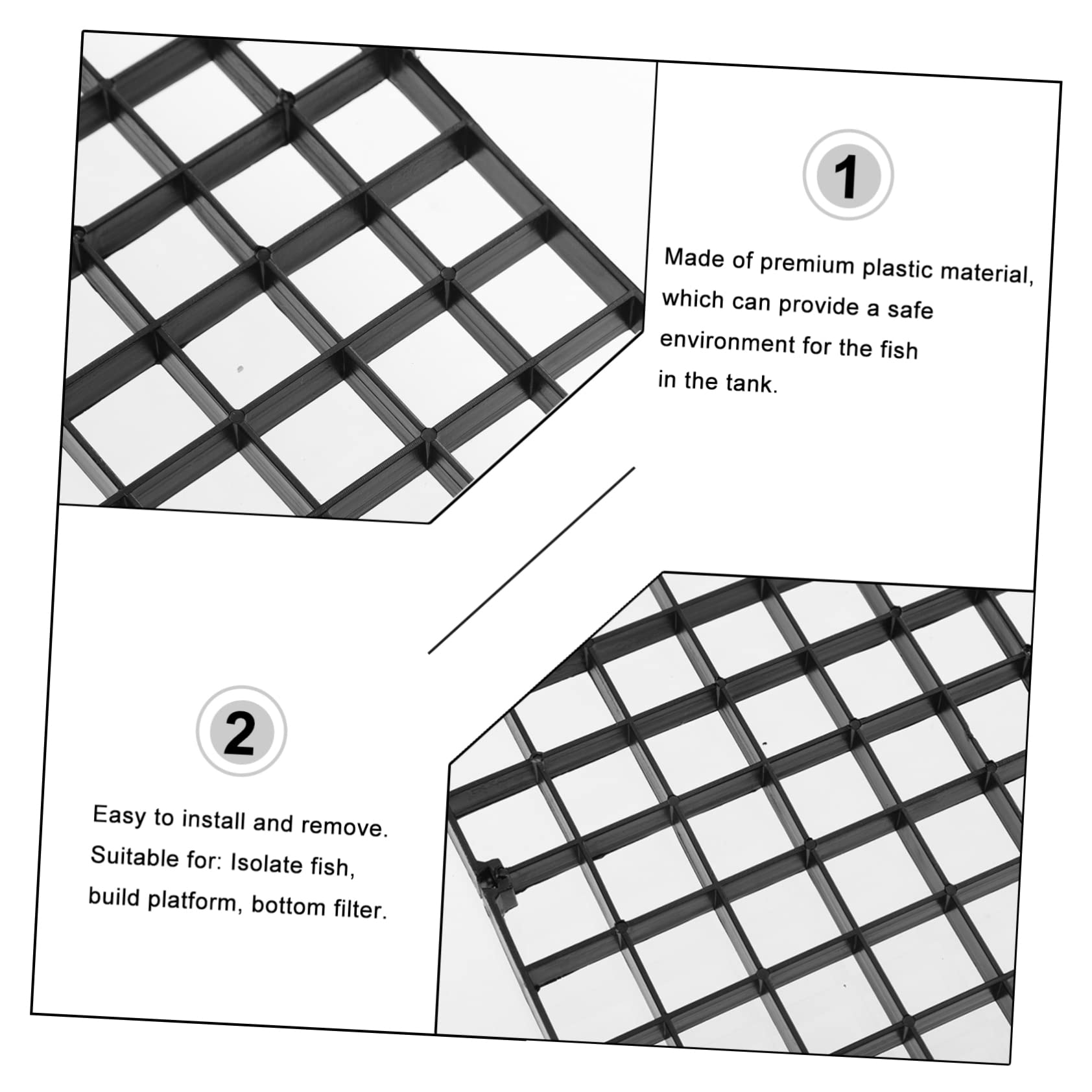 Fish Tank Separator 10-Pack Aquarium Divider Plates - Fish Tank Bottom ...