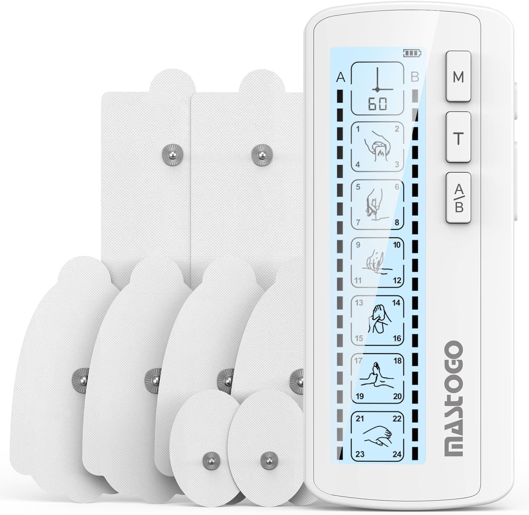 Amazon.com: Dual Channel TENS EMS Unit 24 Modes 36 Levels, Upgraded ...