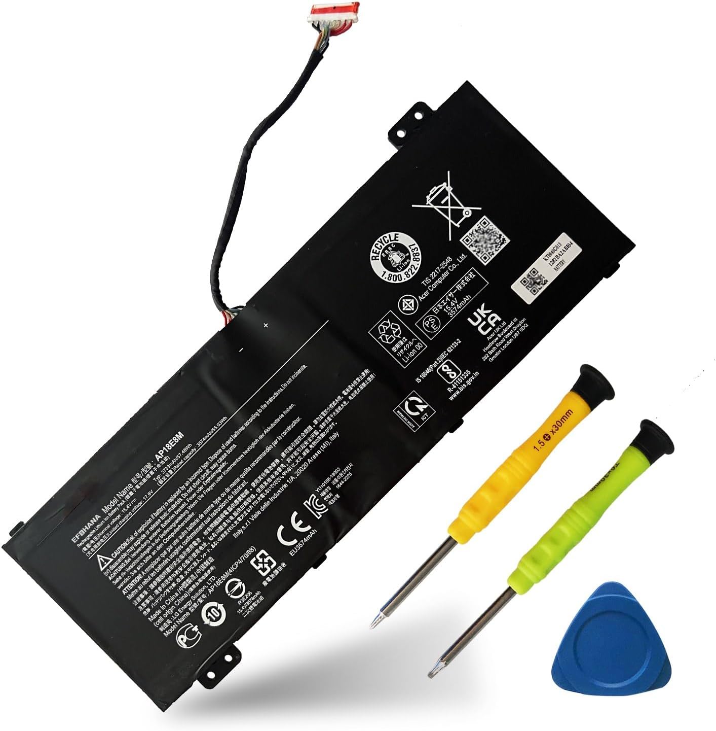 Amazon.com: AP18E7M AP18E8M Battery for Acer Nitro 5 AN515-54 AN517-51 ...