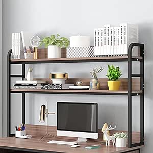 Amazon.com: Desktop bookshelf 3 Tier Desktop Bookshelf / Bookcase ...