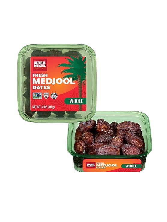 Amazon.com : Natural Delights Medjool Dates – Large & Plump, Whole ...