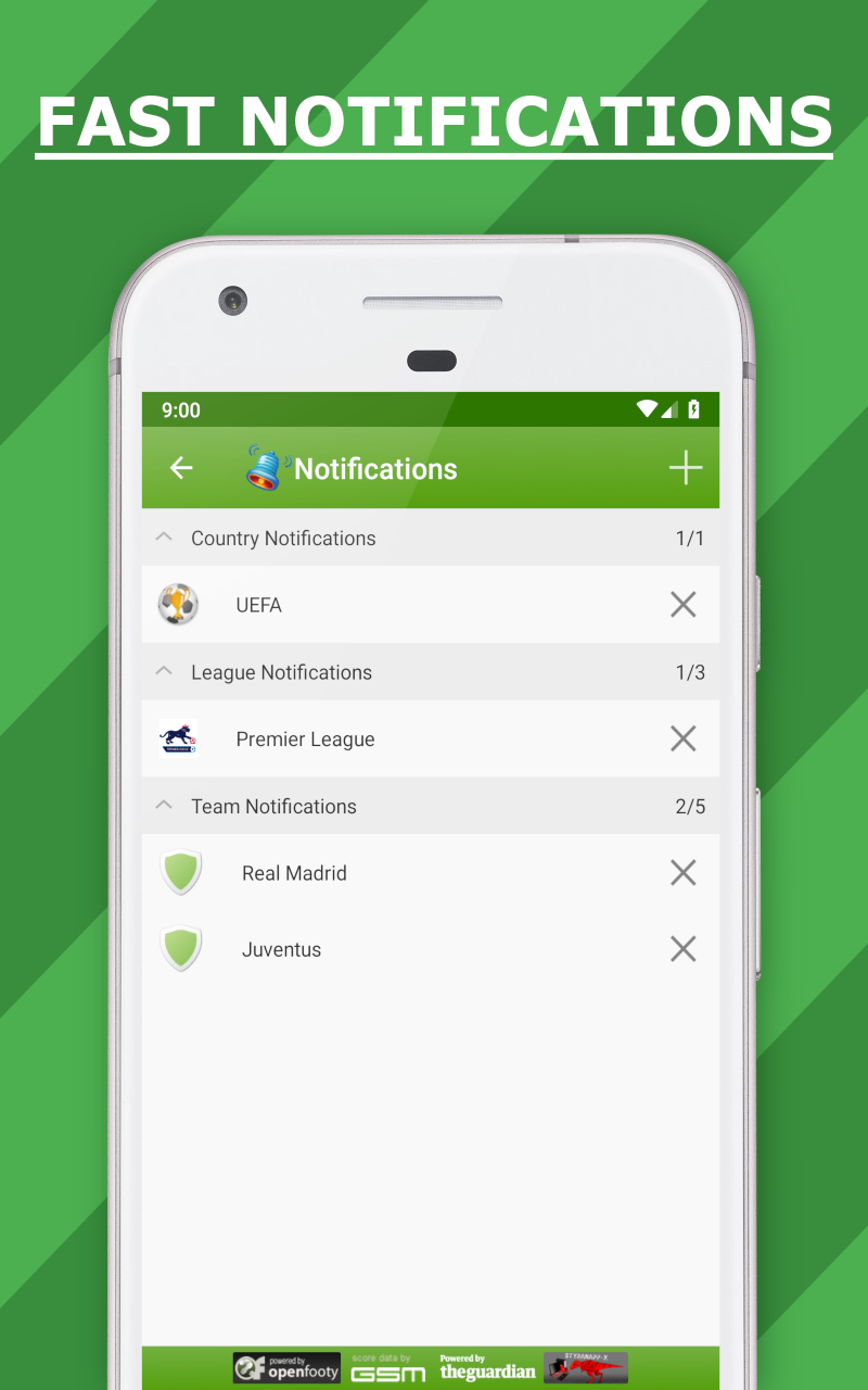 Aplicación SCORE-LINE - Live Score en Amazon Appstore